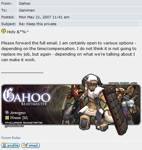 Dear Ganiman, Gahoo, Mierin, and Wikia